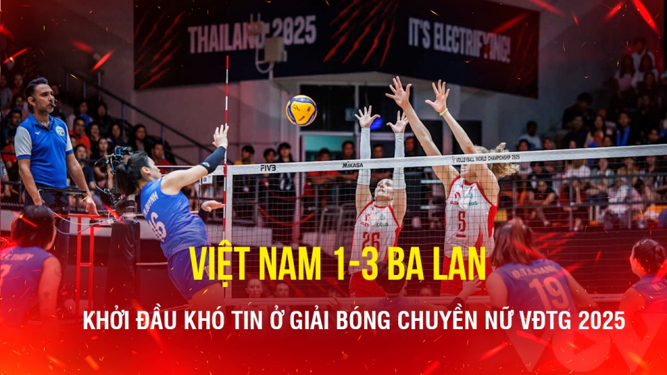 Lịch thi đấu và trực tiếp bóng chuyền nữ hôm nay 25/8